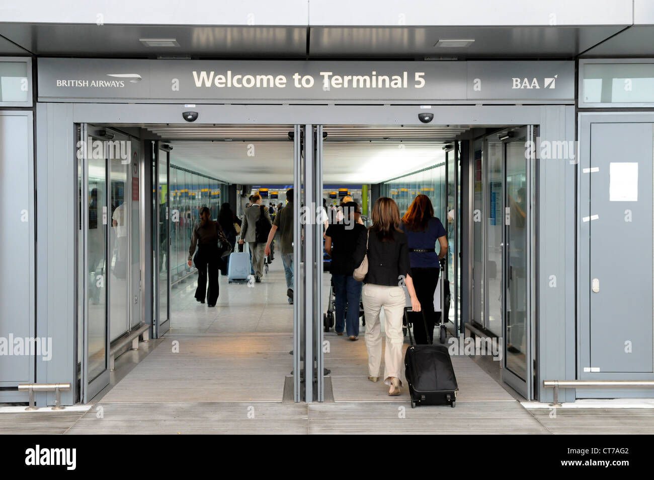 London Heathrow Terminal 5 Stock Photo - Alamy