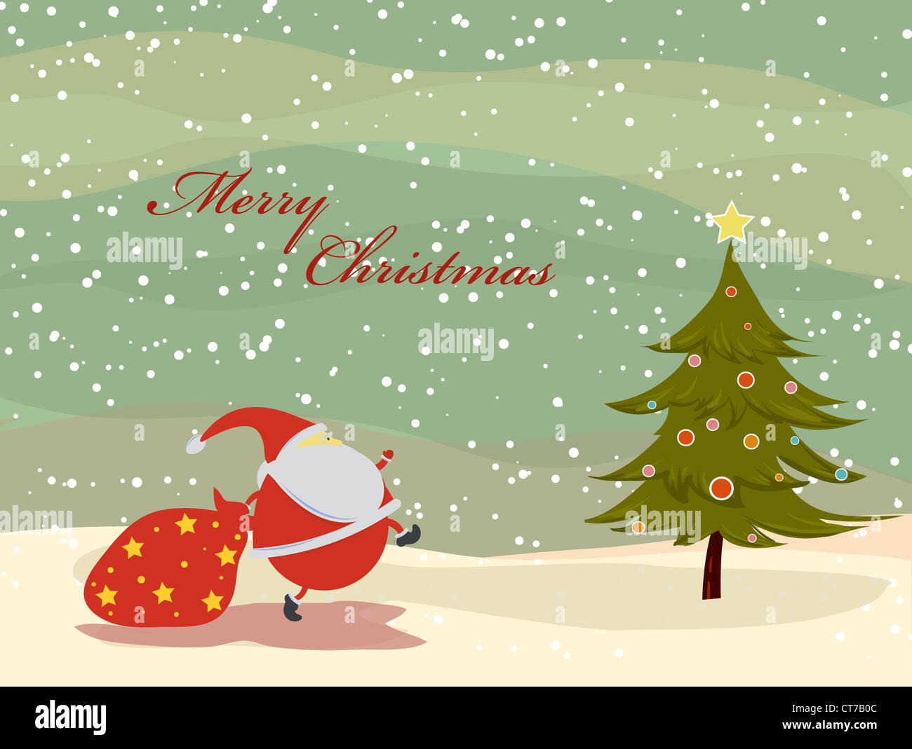 christmas background vector illustration Stock Photo - Alamy