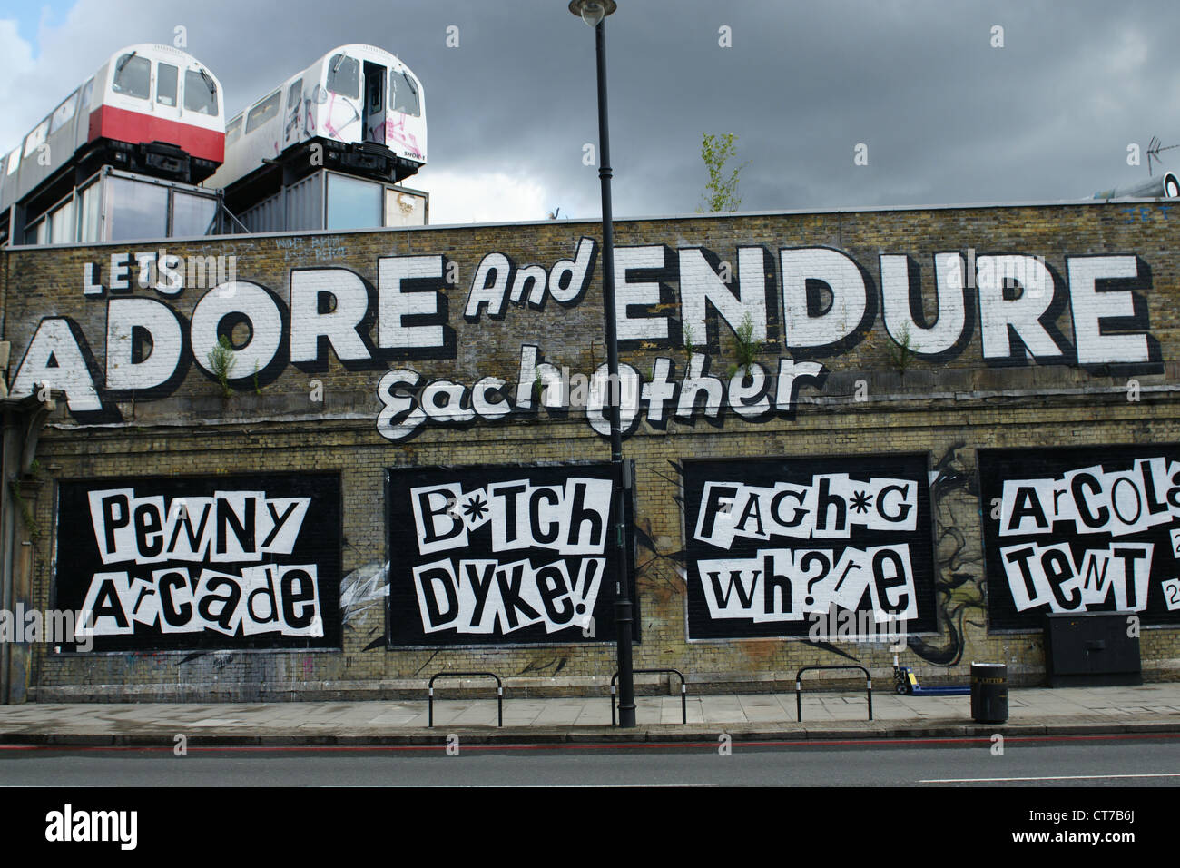 Village Underground in Shoreditch, London Stock Photo - Alamy