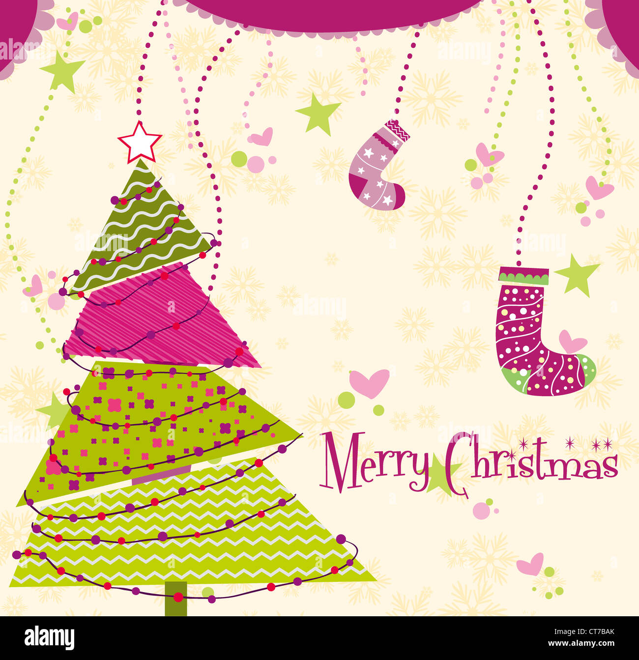 winter background vector illustration Stock Photo - Alamy