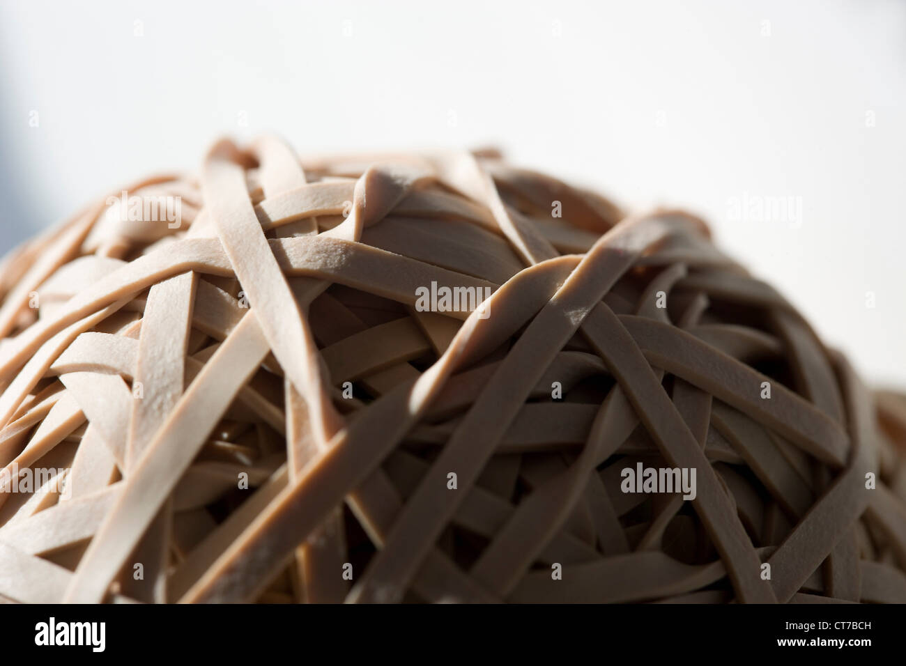 Ball of rubber bands Stock Photo - Alamy