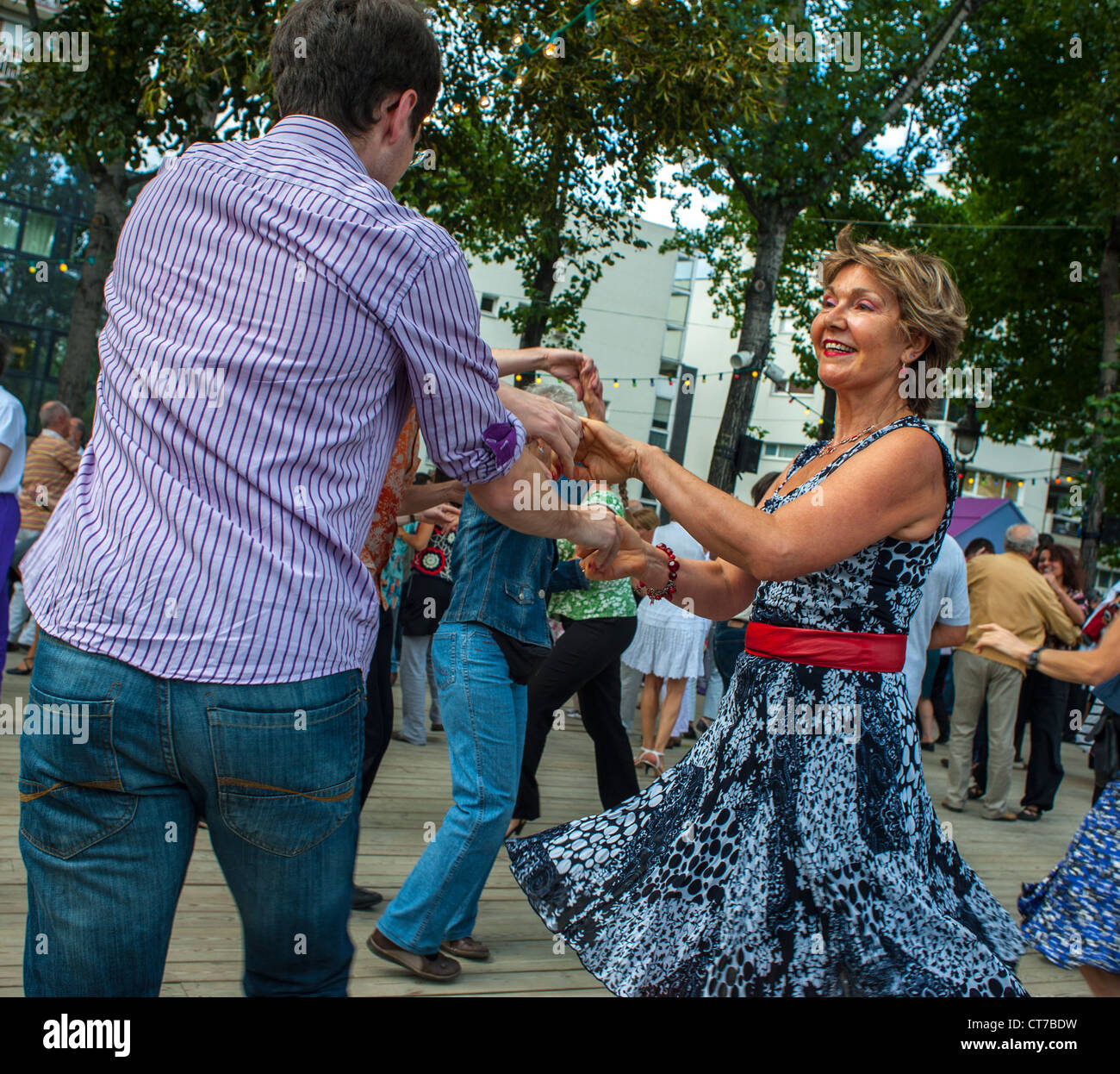 Paris, France, Public Events, Senior Couples Swing Dancing, 1950s Rock ...
