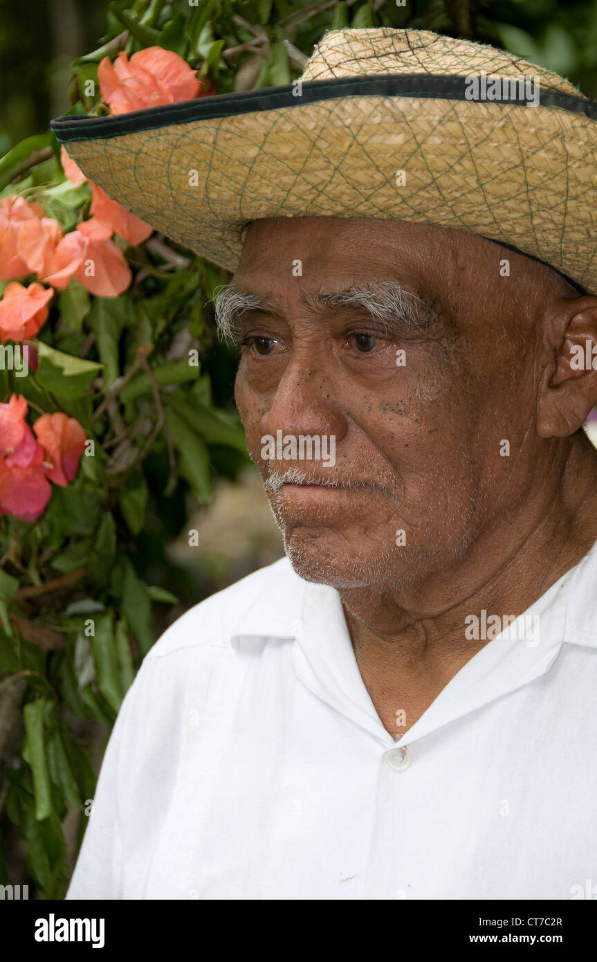 A Maya Shaman prepares to lead a Hannal Pixan purification ceremony in ...