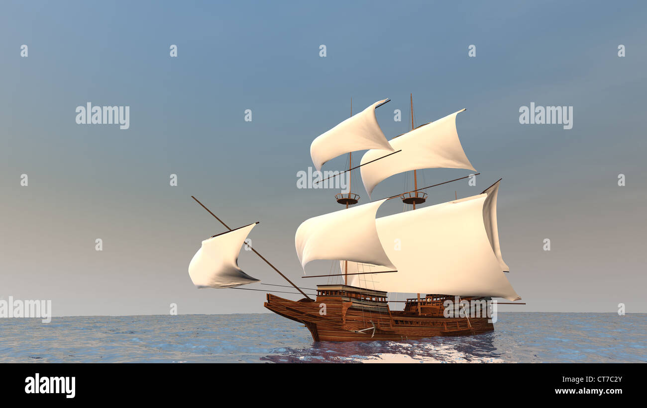 ship in the ocean Stock Photo - Alamy