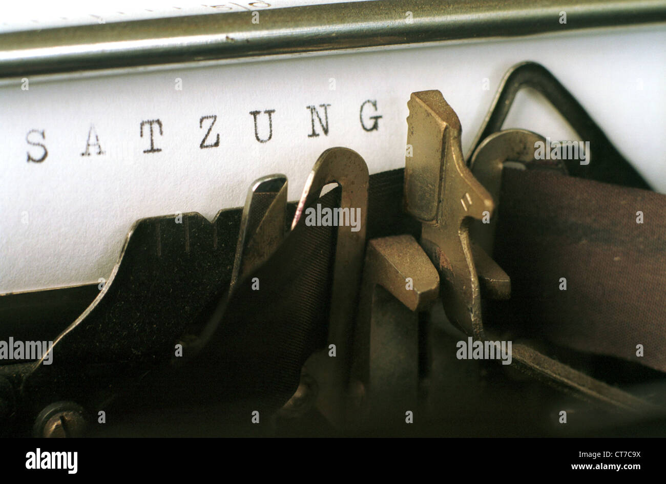 The word constitution, symbol Stock Photo - Alamy