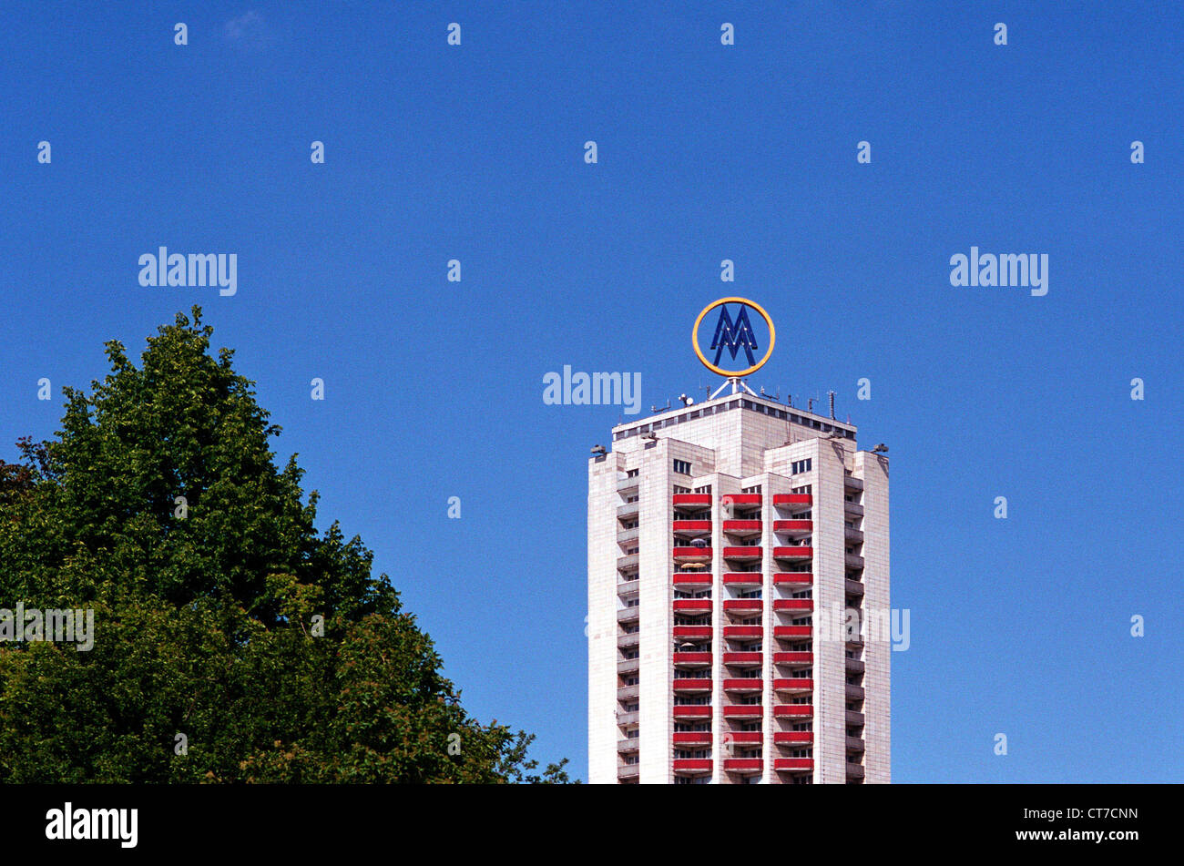 Leizig, Winter Garden Tower Stock Photo - Alamy