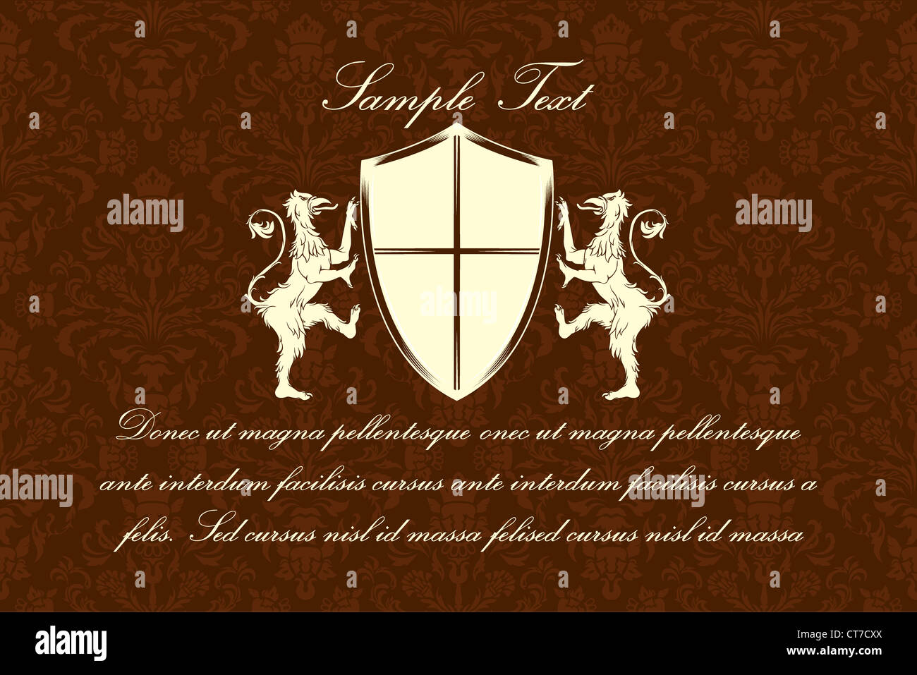 vintage label vector illustration Stock Photo - Alamy