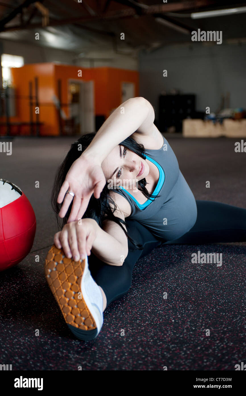 Touch toes hi-res stock photography and images - Alamy