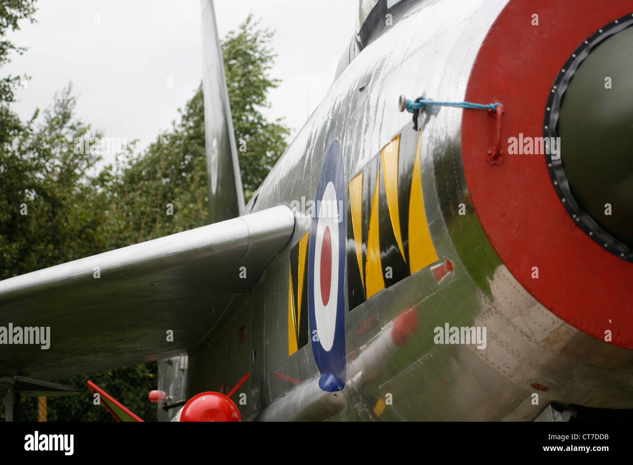 English Electric Lightning F.MK53 ZF588 East Midlands Aeropark Park, alongside the main runway ...