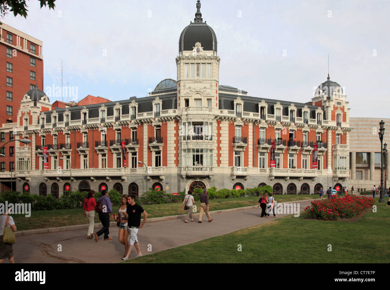Spain, Madrid, Palacio del Senado, Senate Stock Photo - Alamy