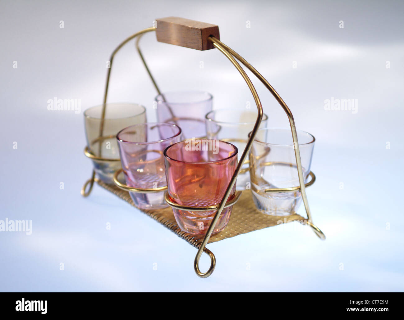 A set of tea glasses Stock Photo - Alamy