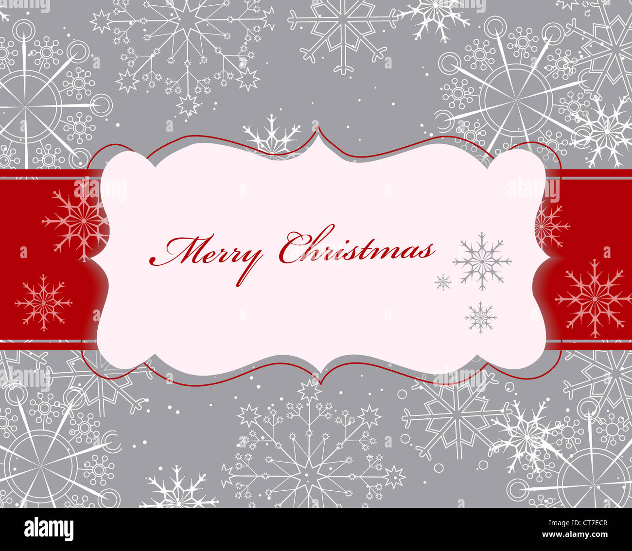 winter frame vector illustration Stock Photo - Alamy