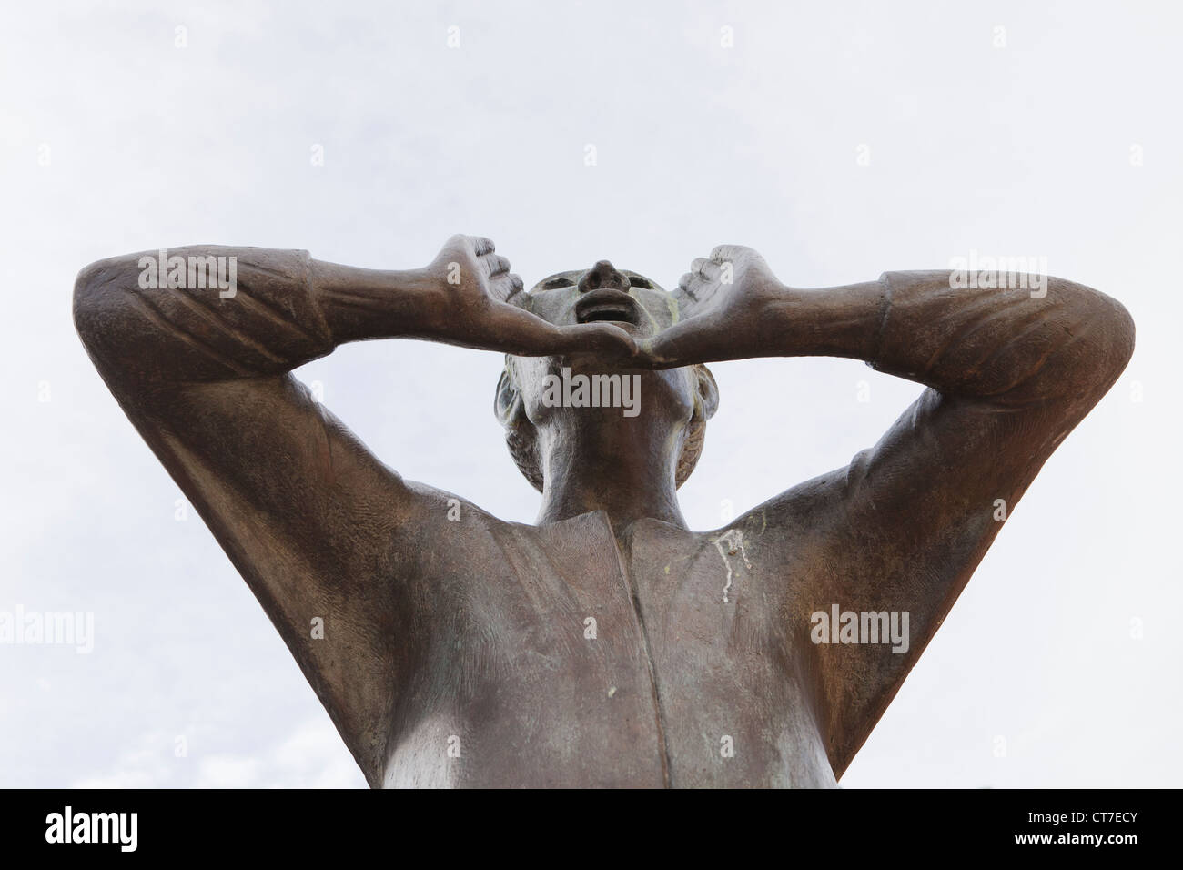 Der Rufer (The Caller) public art sculpture on display in the Perth ...