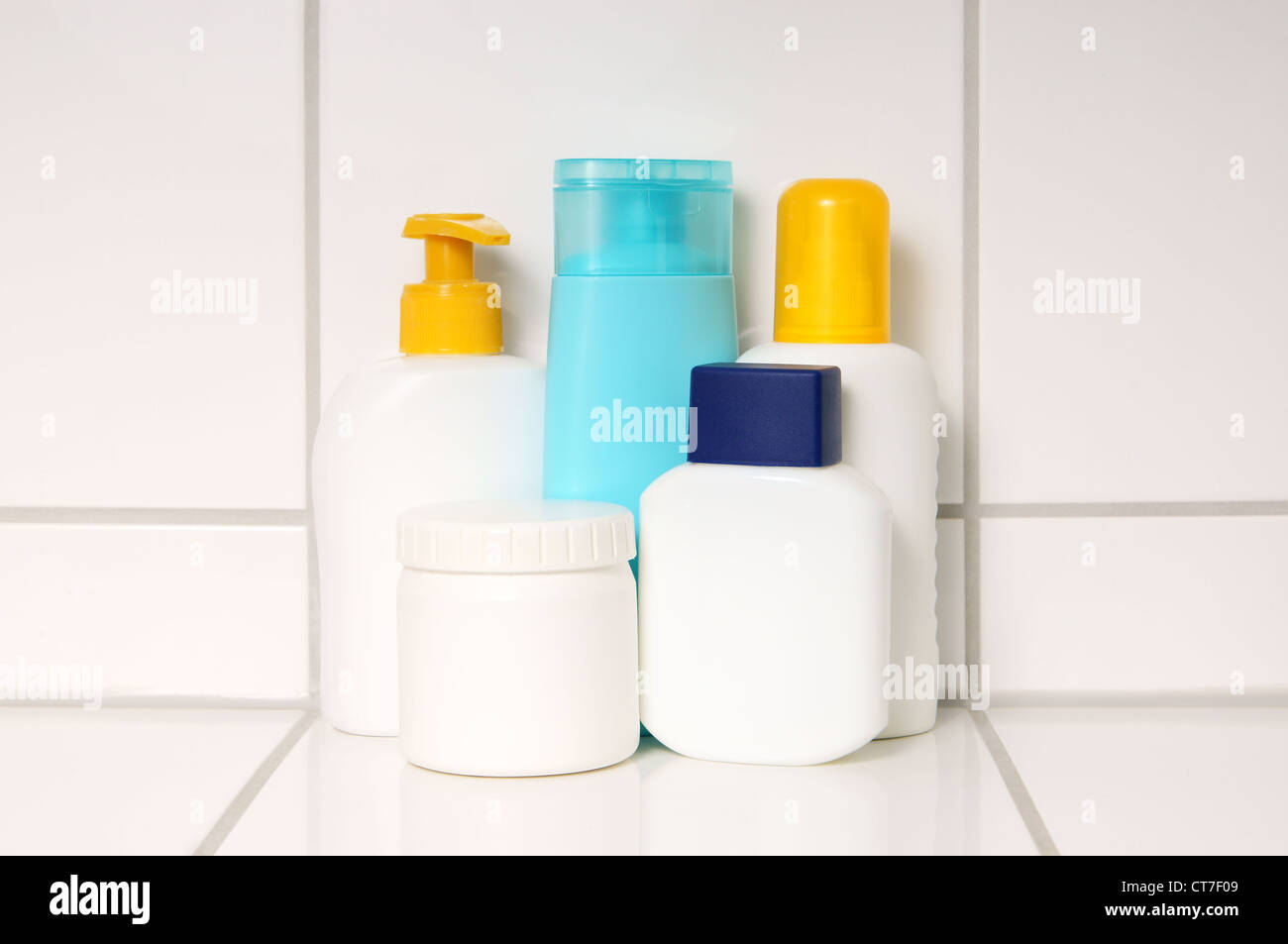 beauty hygiene containers Stock Photo - Alamy