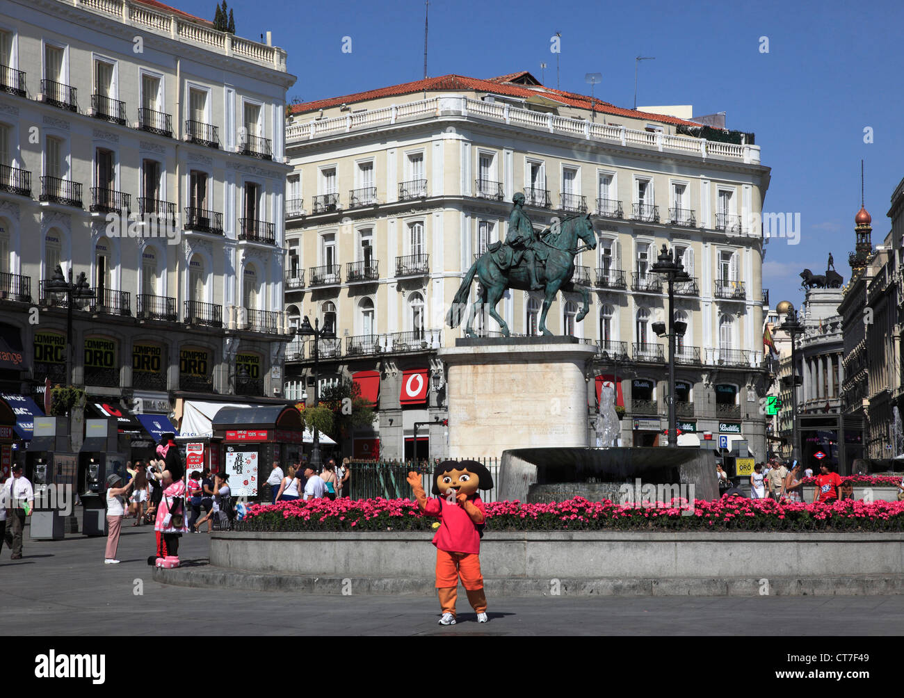 The puerta del sol square hi-res stock photography and images - Alamy