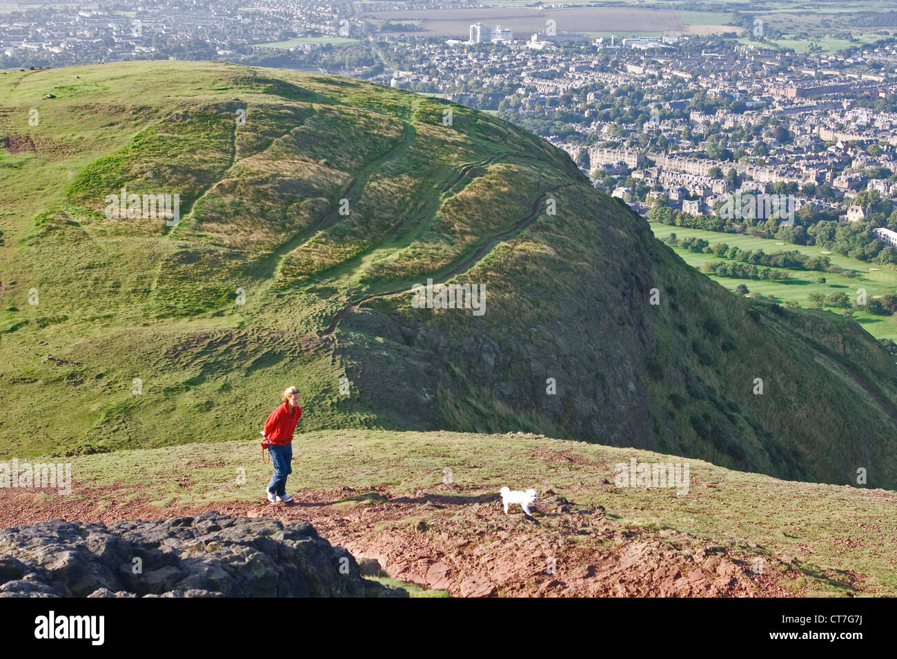 Edinburgh dog arthur's seat hi-res stock photography and images - Alamy