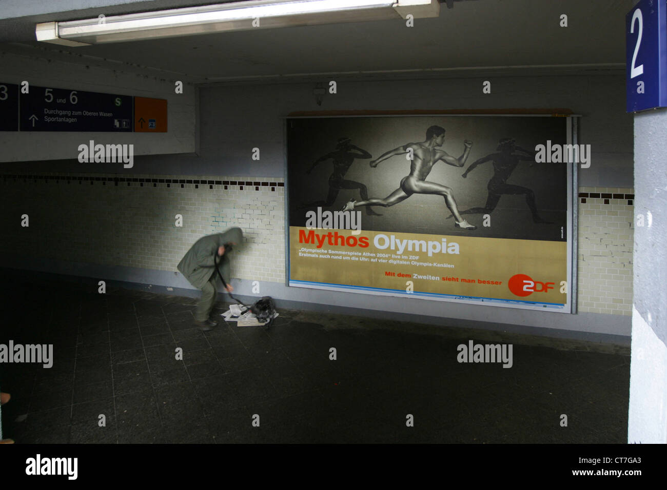 Homeless in an underpass Stock Photo - Alamy