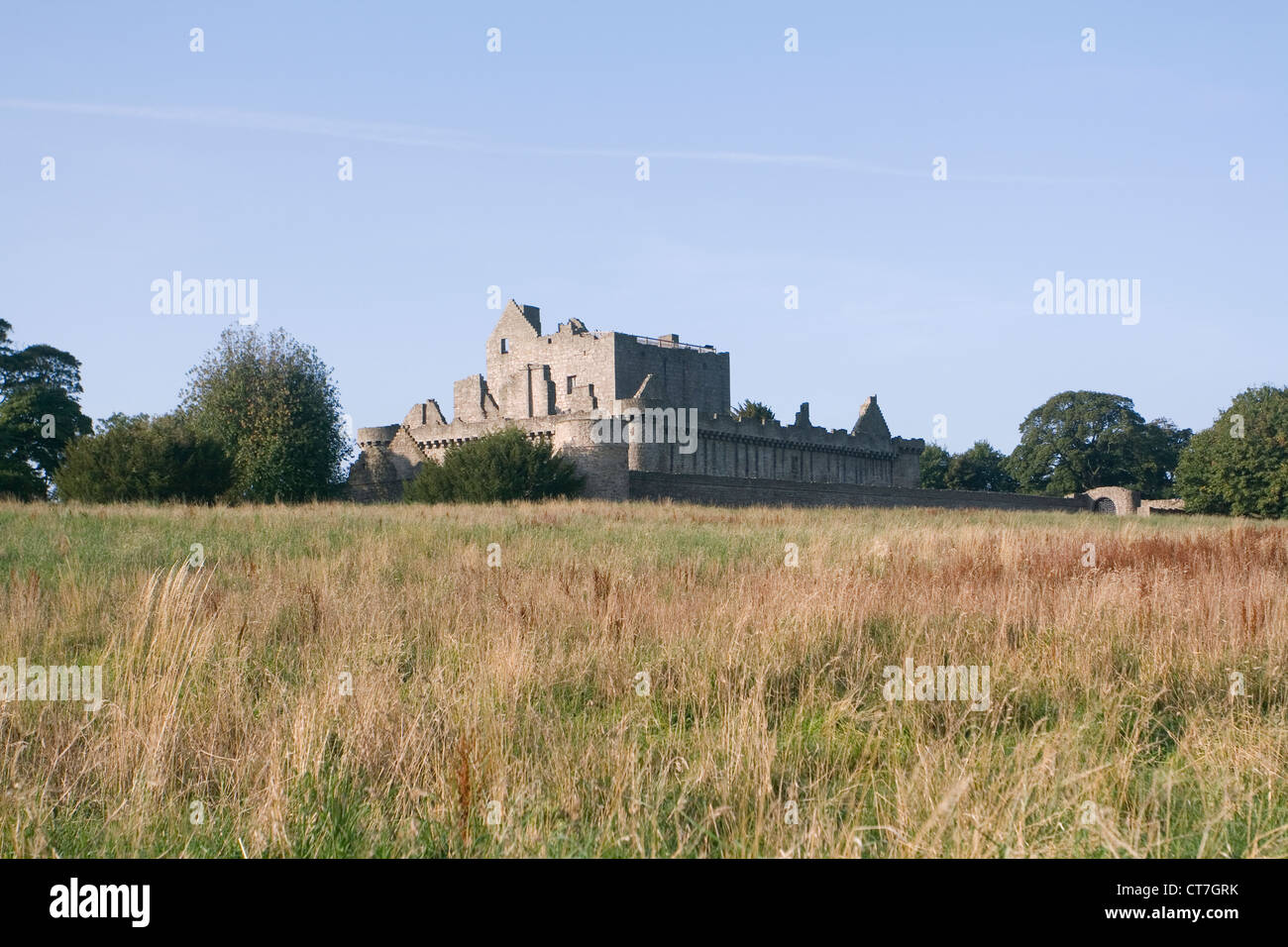 Craigmiller castle view hi-res stock photography and images - Alamy