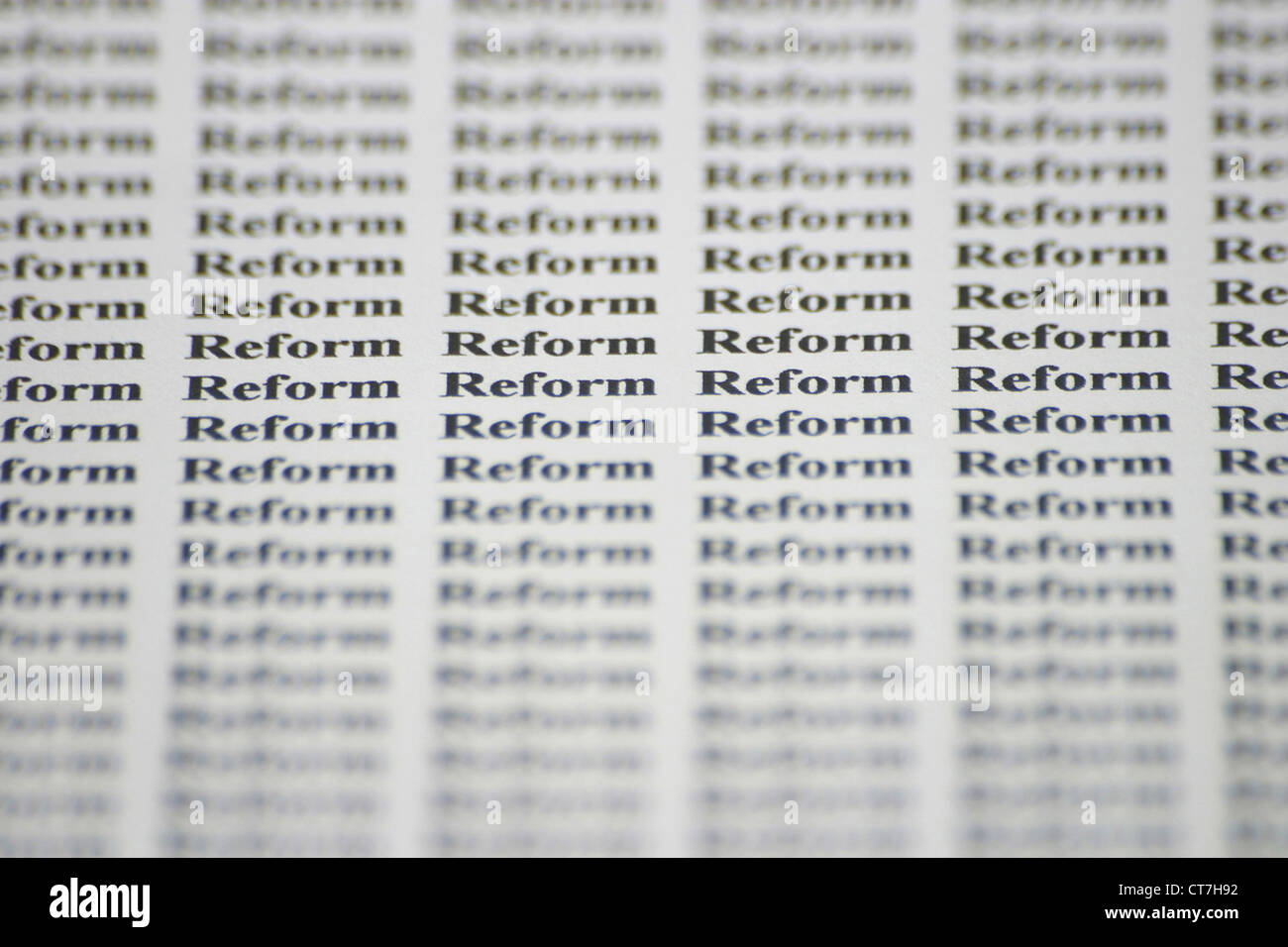 Reform word hi-res stock photography and images - Alamy