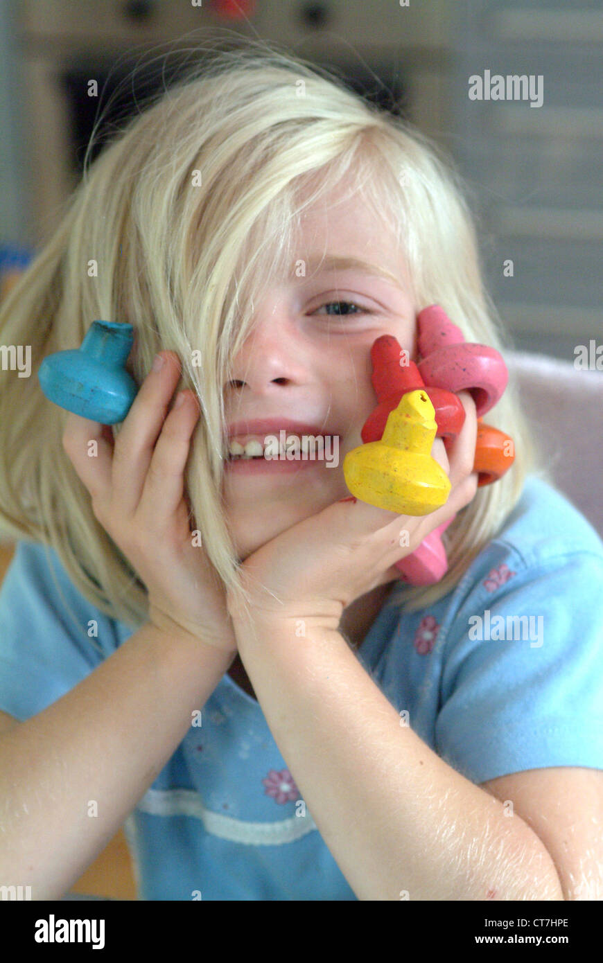 Child with toy Stock Photo - Alamy