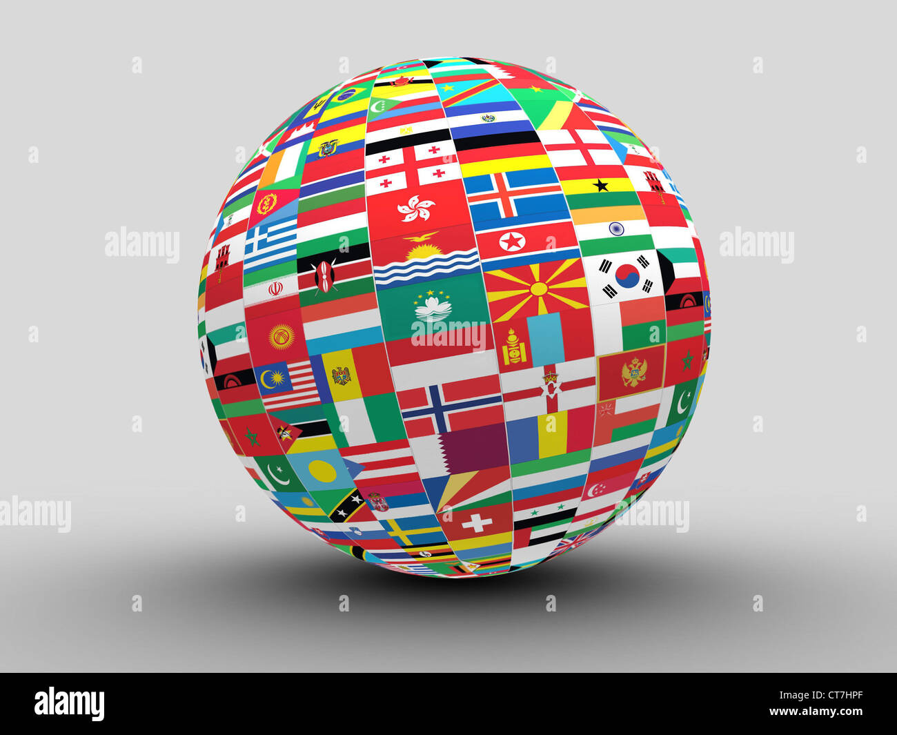 3d World Flags Globe