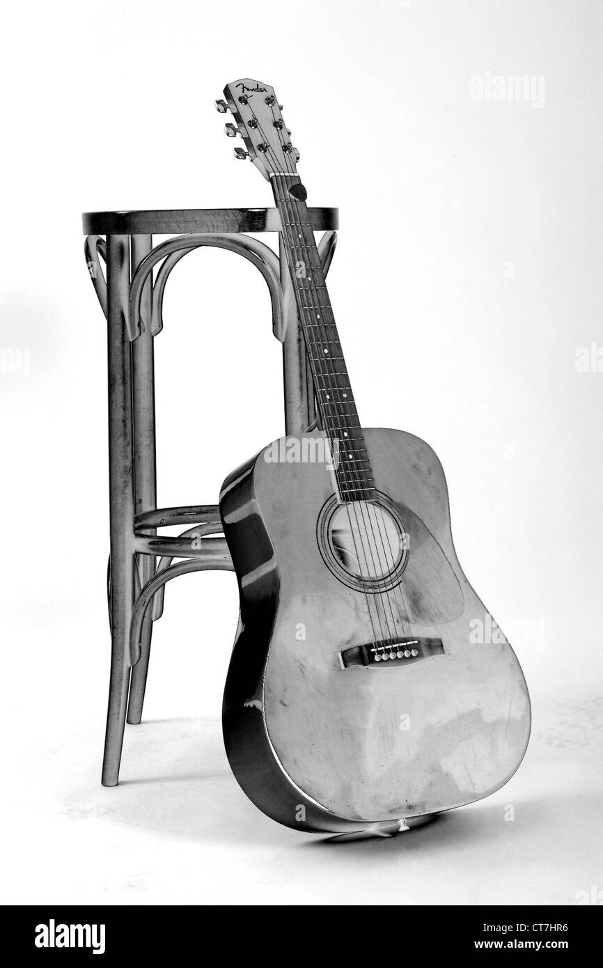 Stool chairs Black and White Stock Photos & Images - Alamy