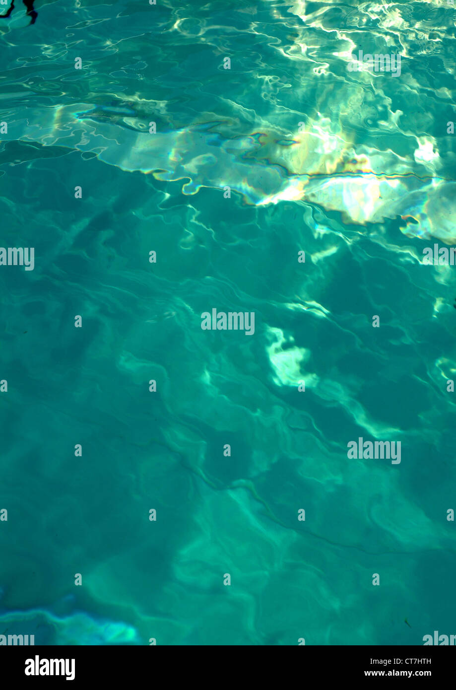 Reflections on a water surface Stock Photo - Alamy