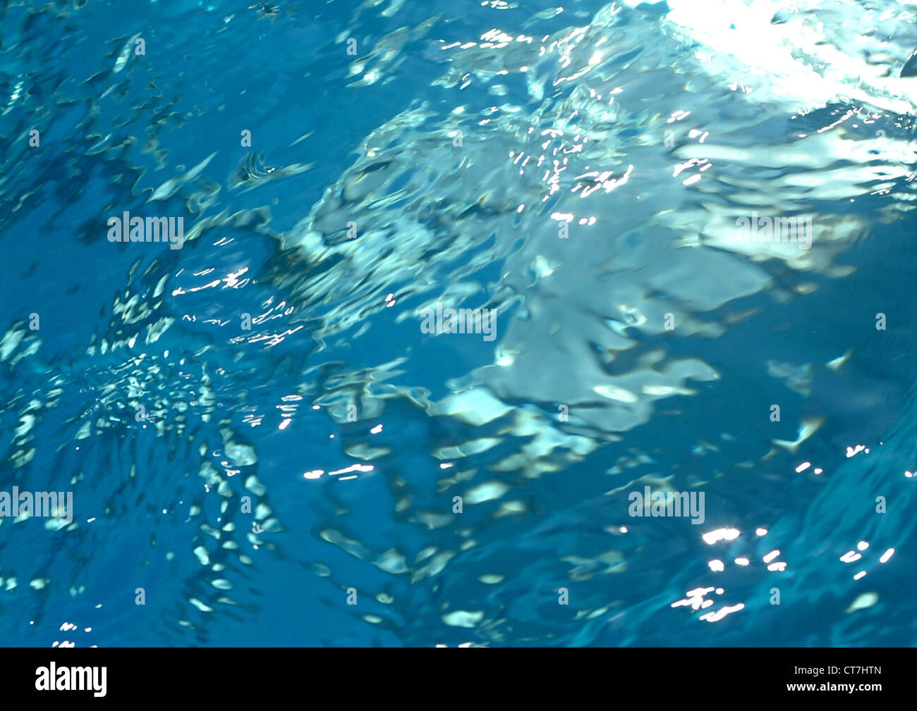 Reflections on a water surface Stock Photo - Alamy