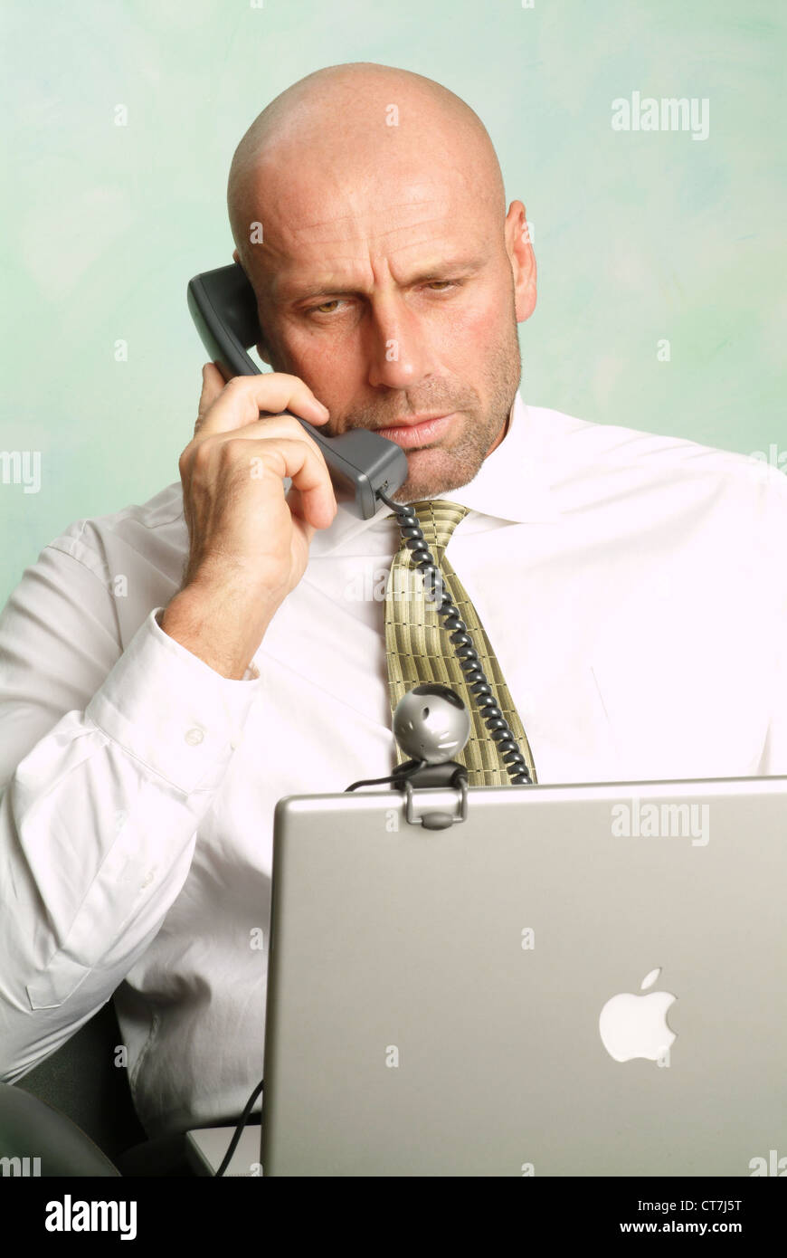 Man on the phone Stock Photo - Alamy