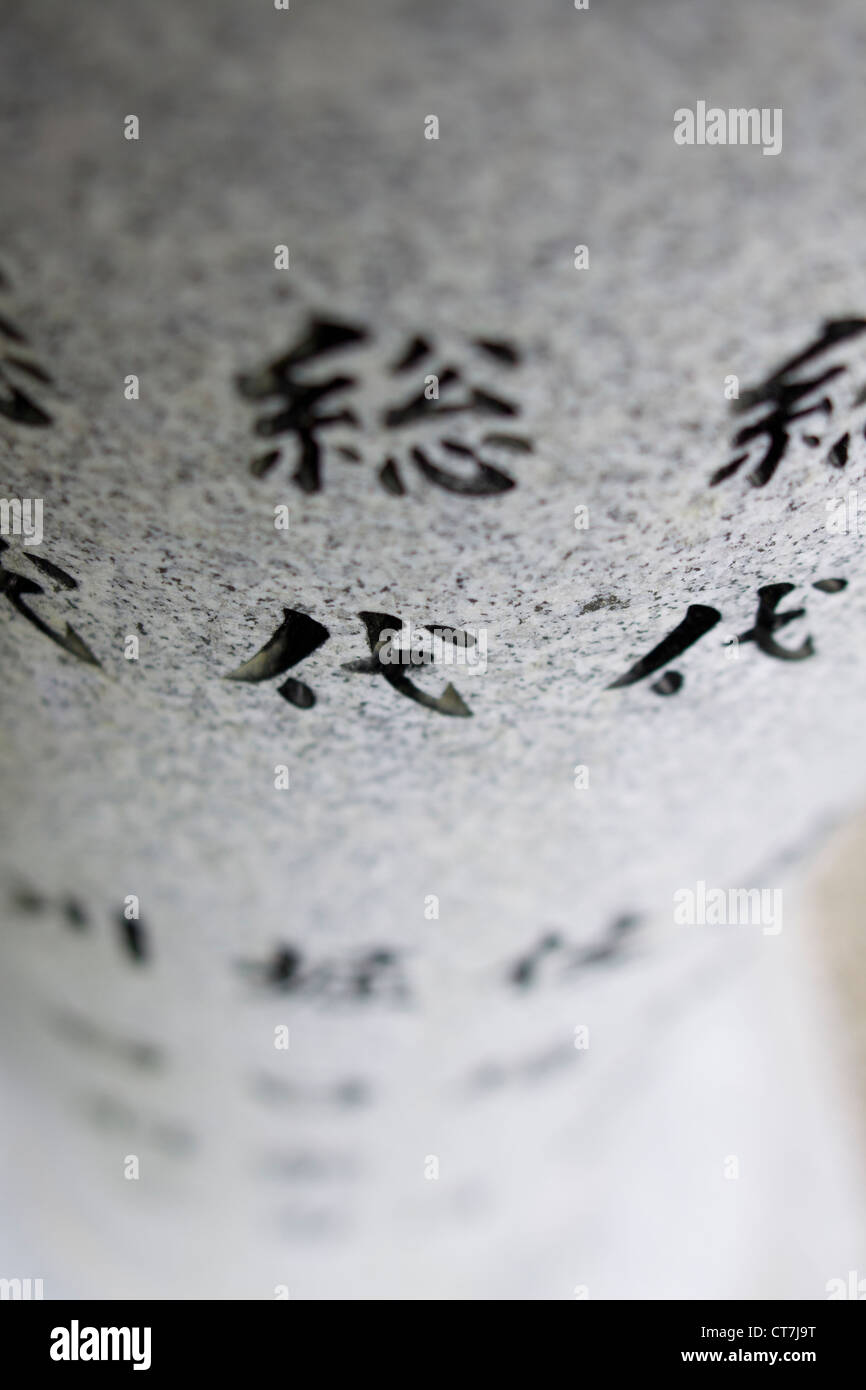 Japanese text 'Kanji' symbols Stock Photo - Alamy