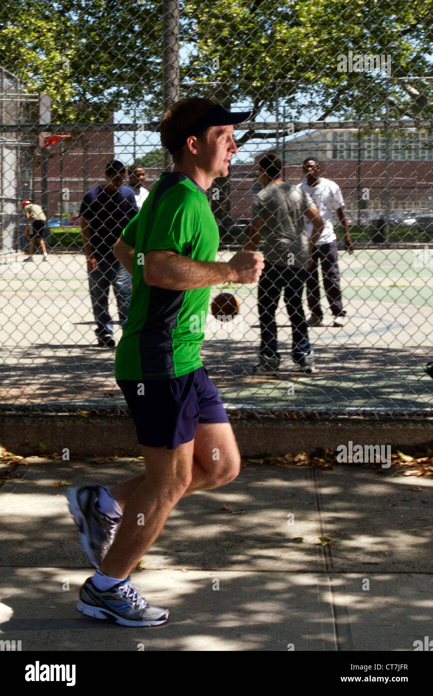 Australian ultra marathon runner Grahak Cunningham on the course of the ...