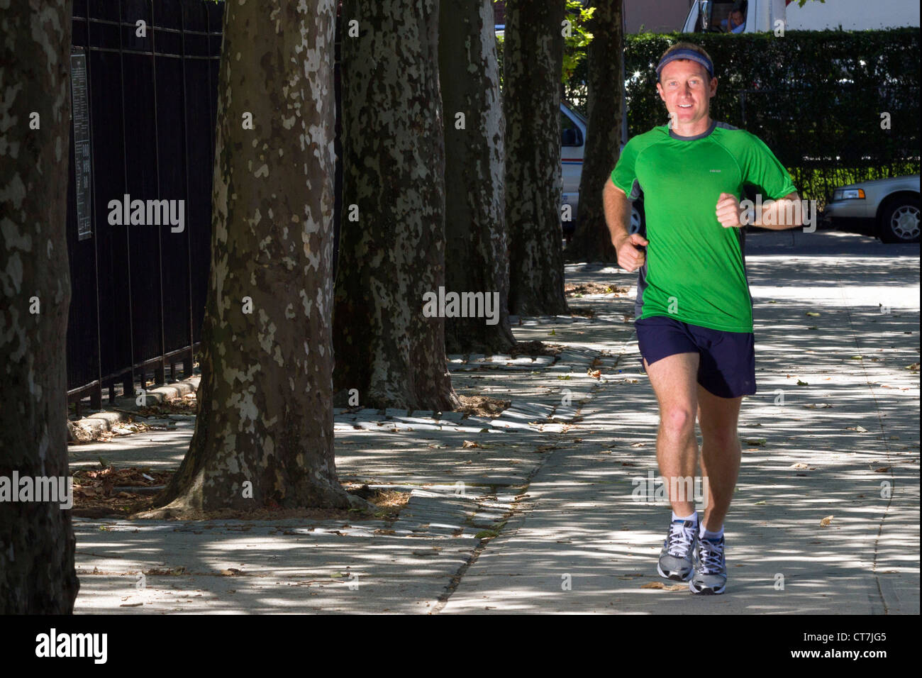 Australian ultra marathon runner Grahak Cunningham on the course of the ...