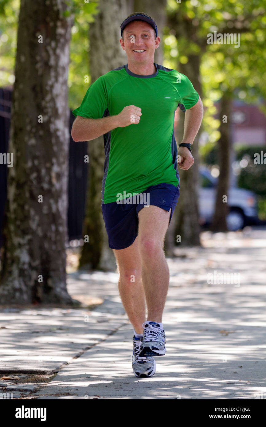 Australian ultra marathon runner Grahak Cunningham on the course of the ...