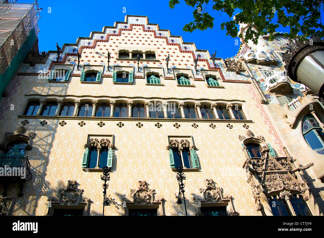 Traditional Catalonian architecture, Barcelona Stock Photo - Alamy
