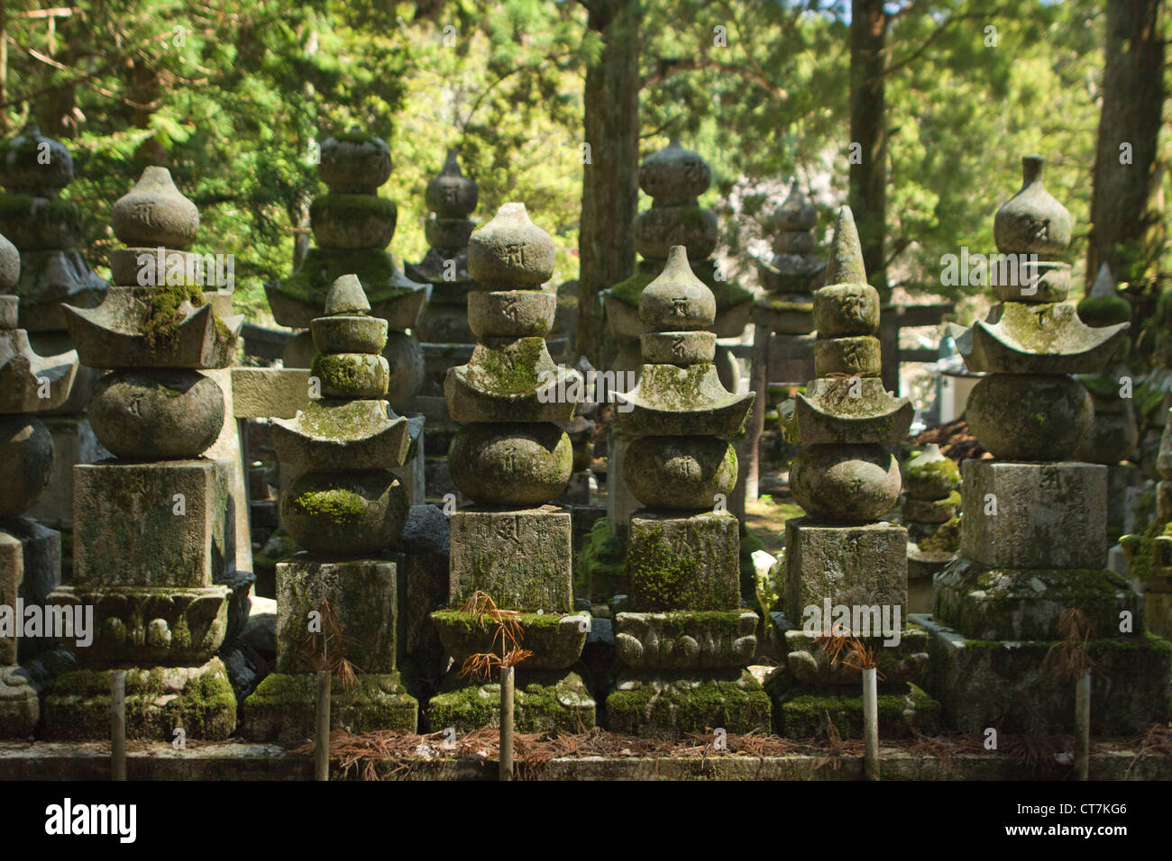 Okunoin Temple Cemetery in Mount Koya, Koyasan, Wakayama Prefecture ...