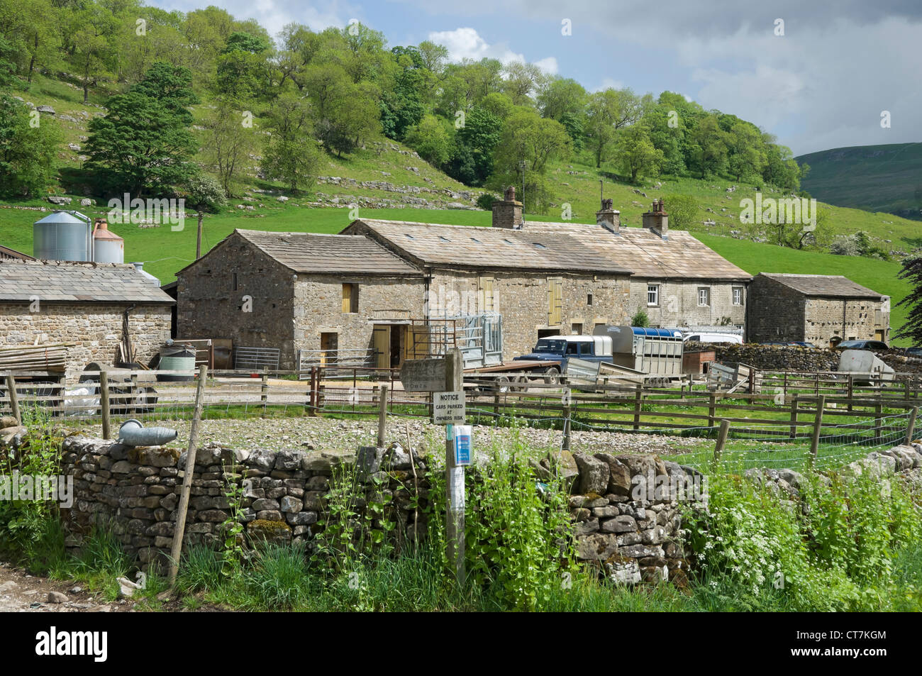Church Farm farmhouse Hubberholme Upper Wharfedale North Yorkshire ...