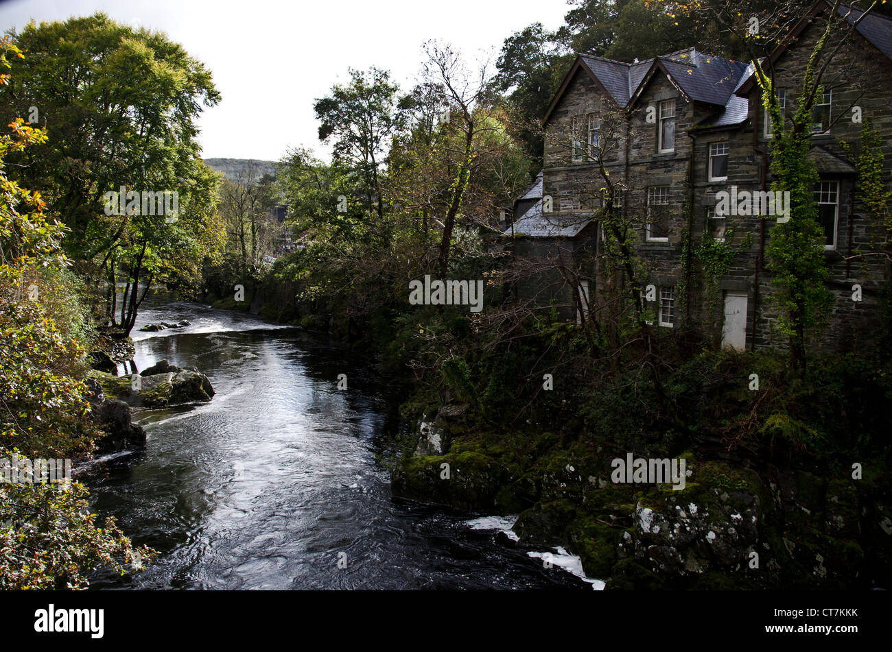 Betwys-y-Coed in North Wales Stock Photo - Alamy