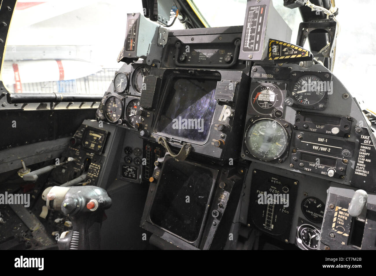 McDonnell Douglas F-4 Phantom flight deck Stock Photo - Alamy