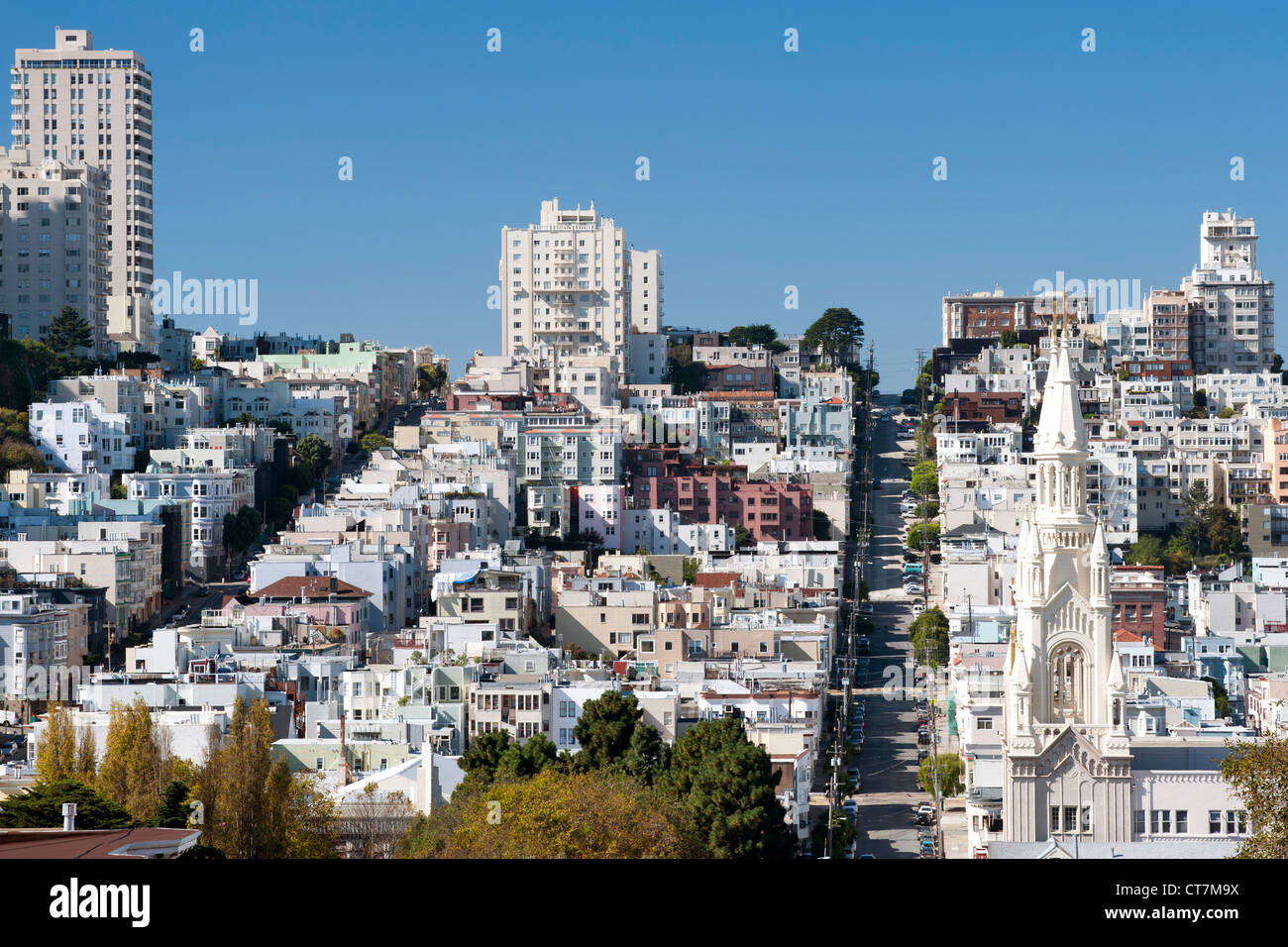 Filbert street san francisco hi-res stock photography and images - Alamy