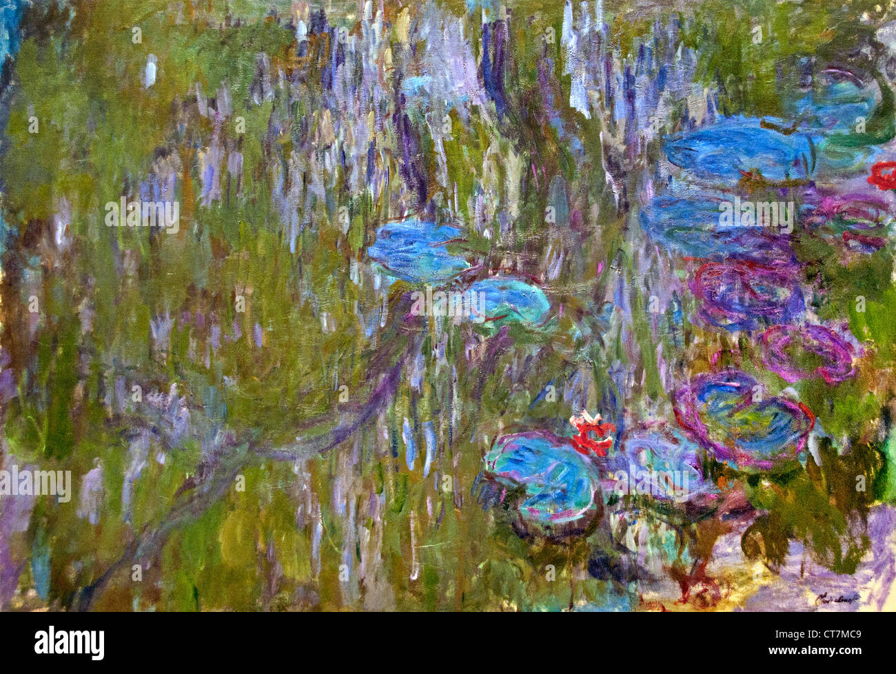 Water Lilies Reflections of weeping Willows 1916 Claude Monet 1840 ...