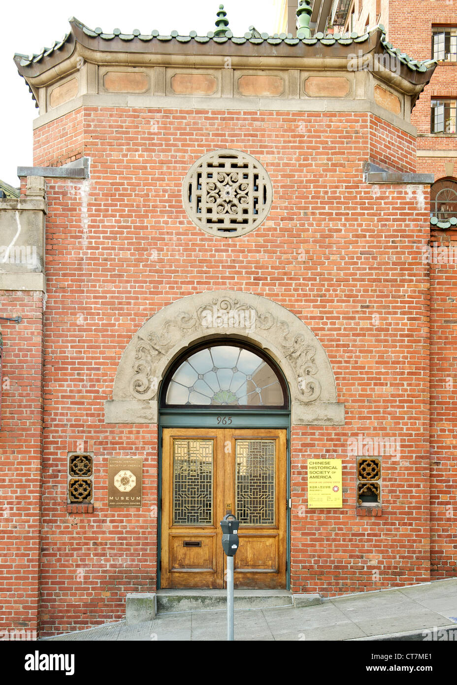 The Chinese Historical Society building in the Chinatown district of ...