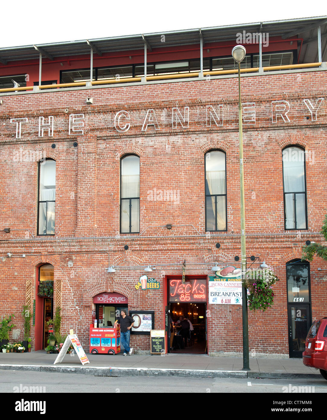 The Cannery complex on the waterfront in San Francisco, California, USA ...