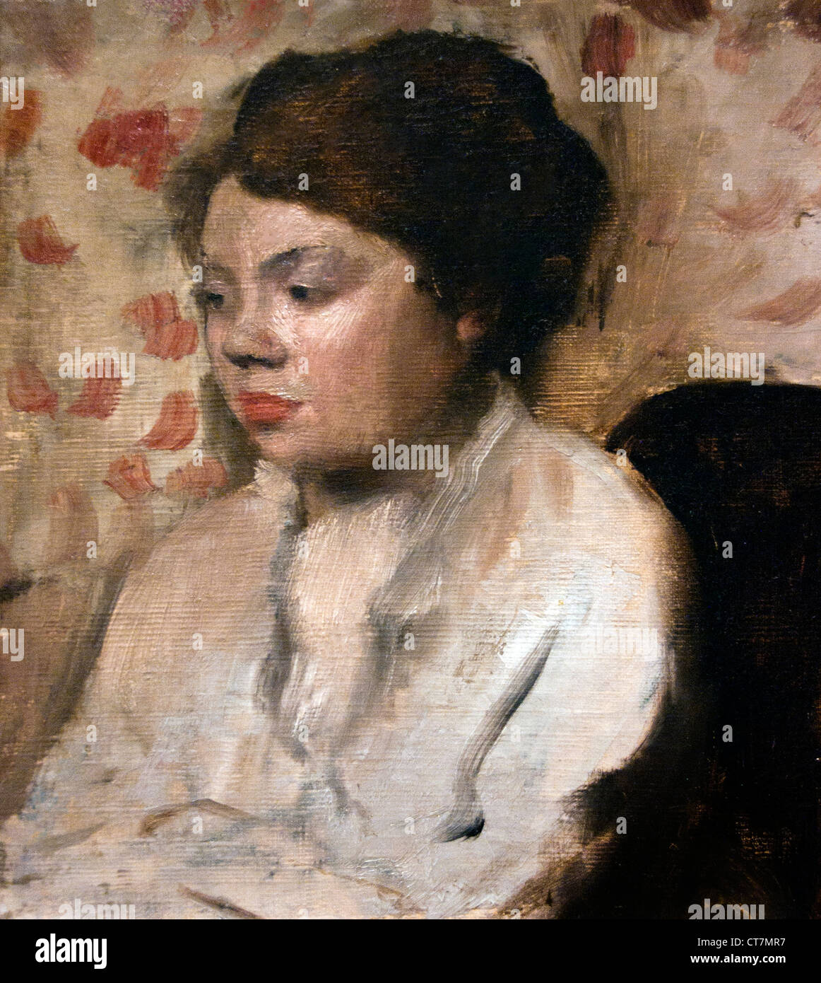 Portrait of a Young Woman 1885 Edgar Degas 1834-1917 France French ...