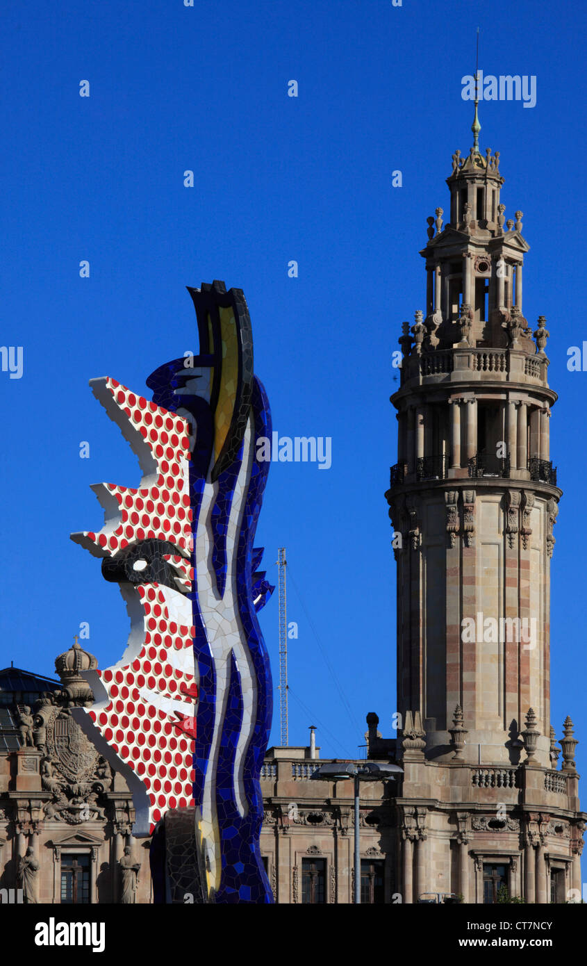 Spain, Catalonia, Barcelona, Correos, Post Office Stock Photo - Alamy