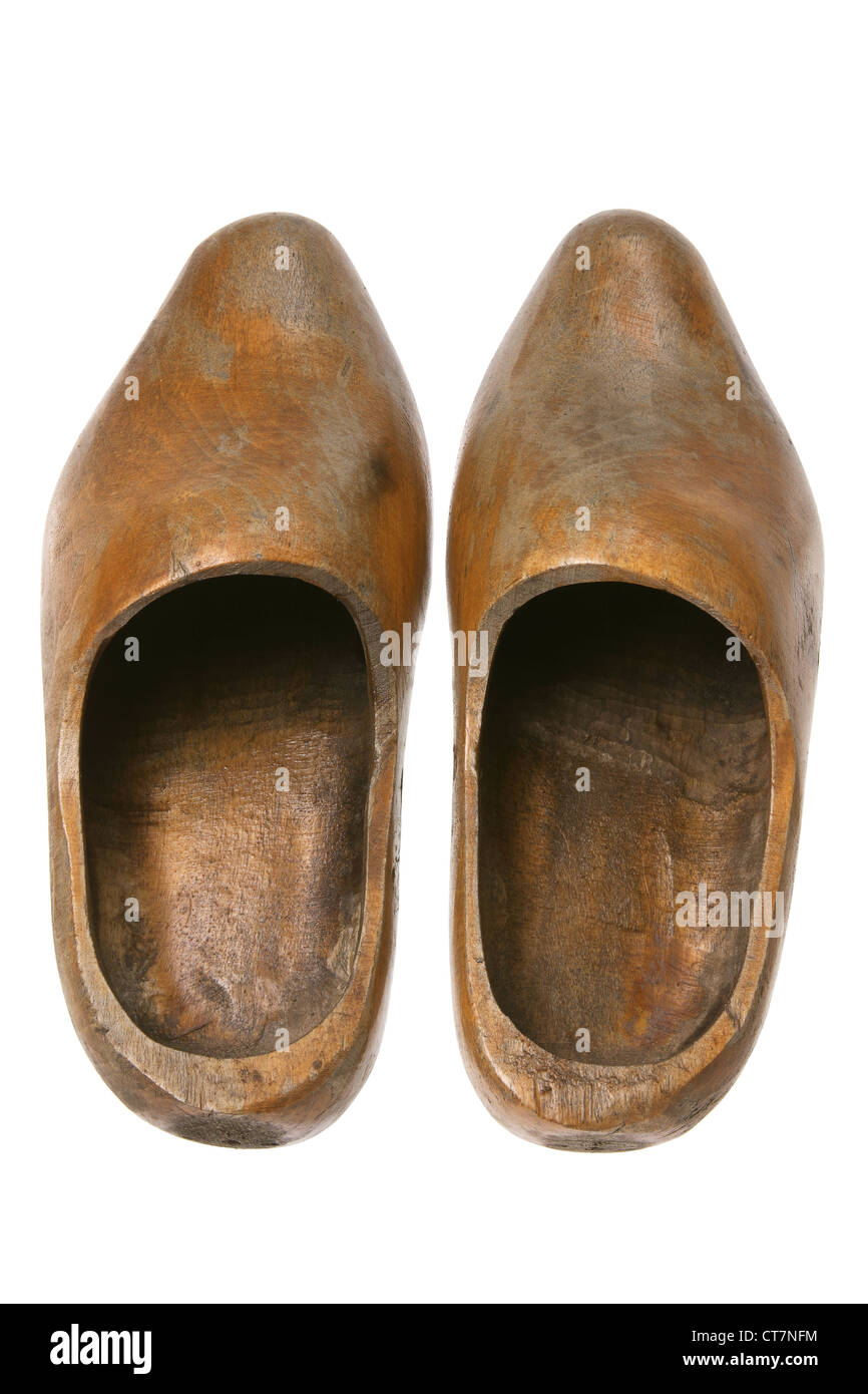 Wooden Dutch Clogs Stock Photo - Alamy