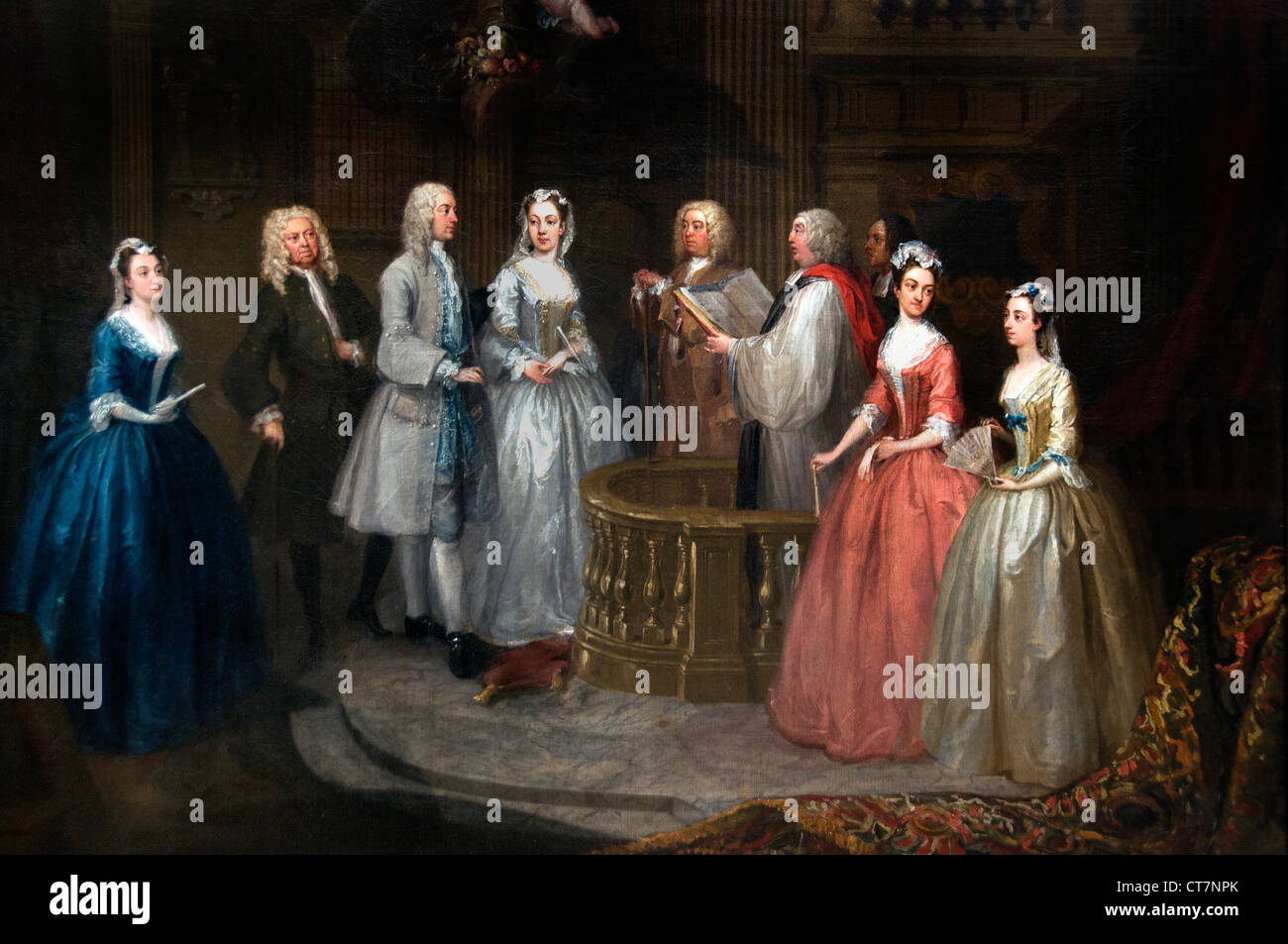 The Wedding of Stephen Beckingham and Mary Cox 1729 William Hogarth ...