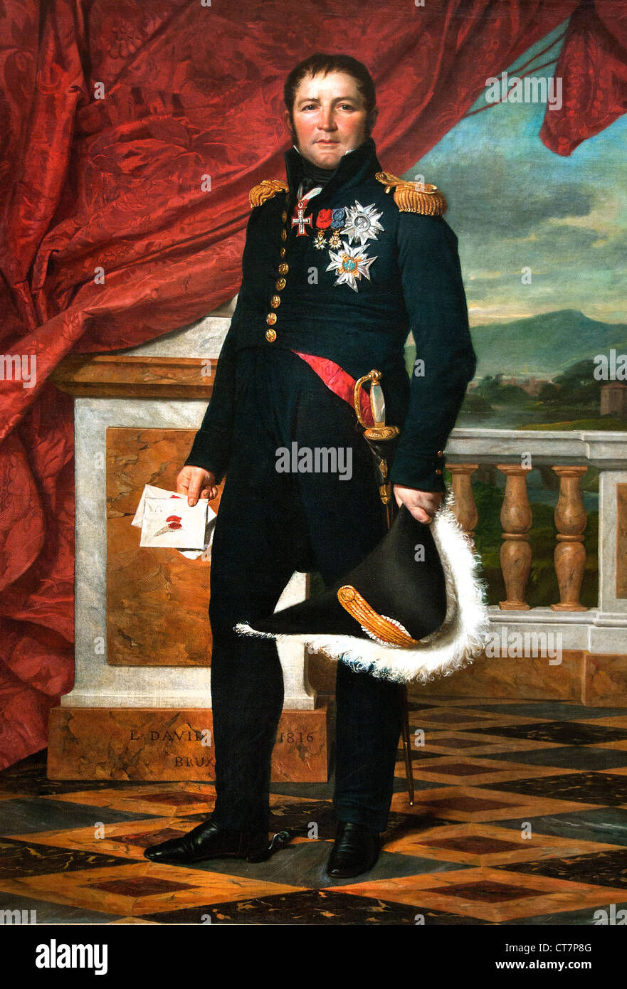 General Étienne Maurice Gérard Marshal of France 1816 Jacques Louis ...