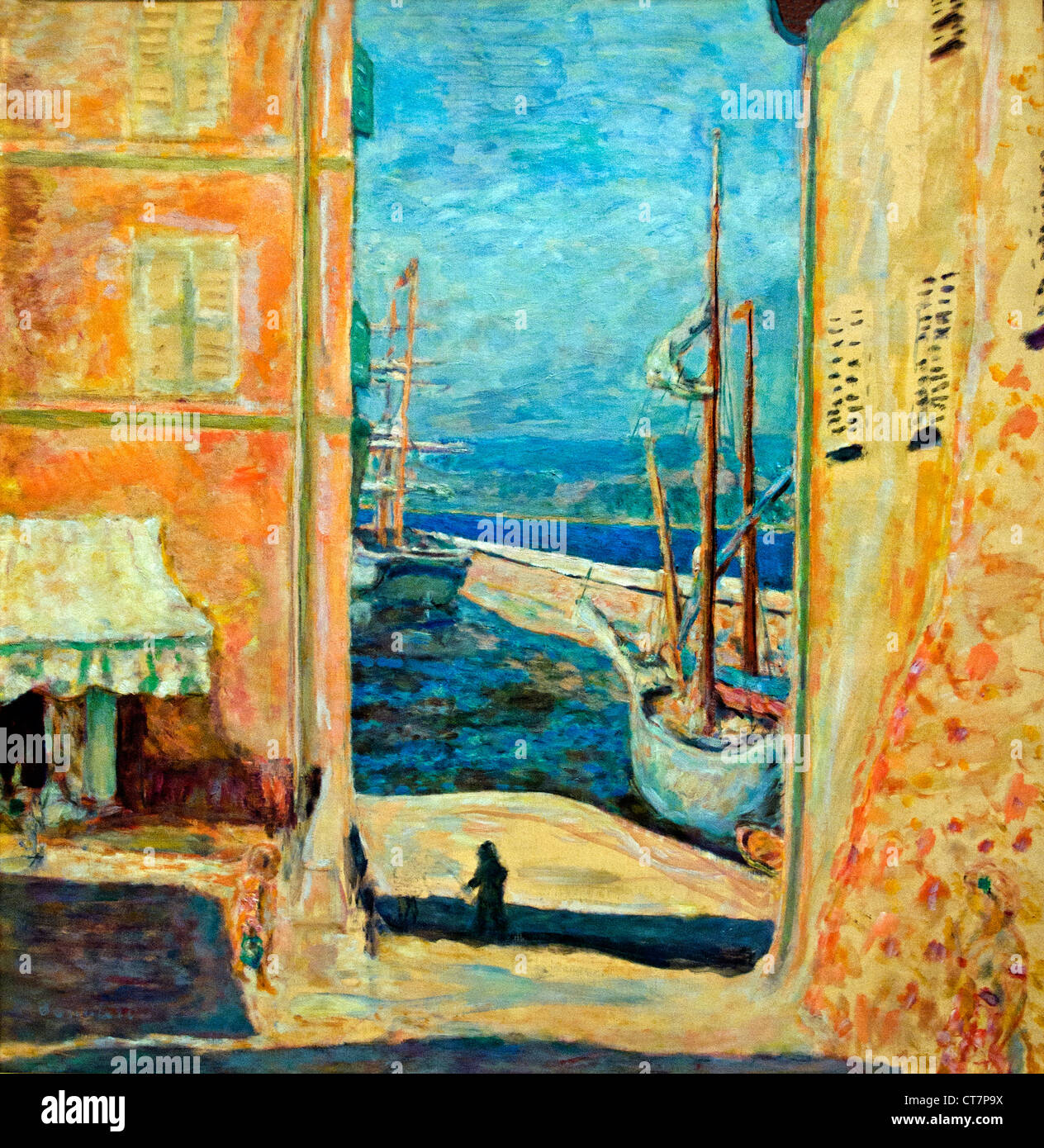 View of The Old Port, Saint-Tropez 1911 Pierre Bonnard 1867 - 1947 ...