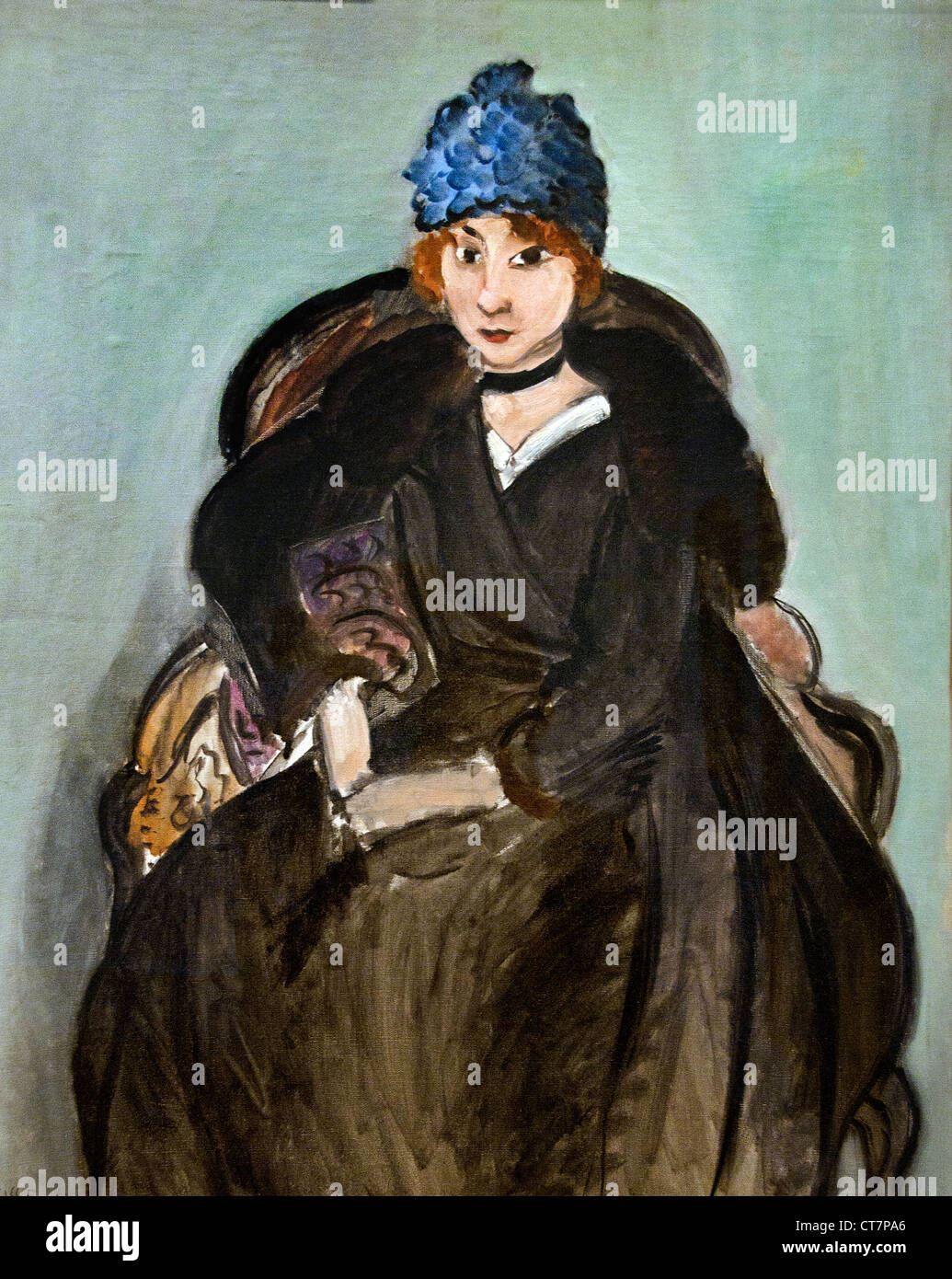 Marguerite Wearing a Hat 1918 Henri Matisse France French Painter Stock ...
