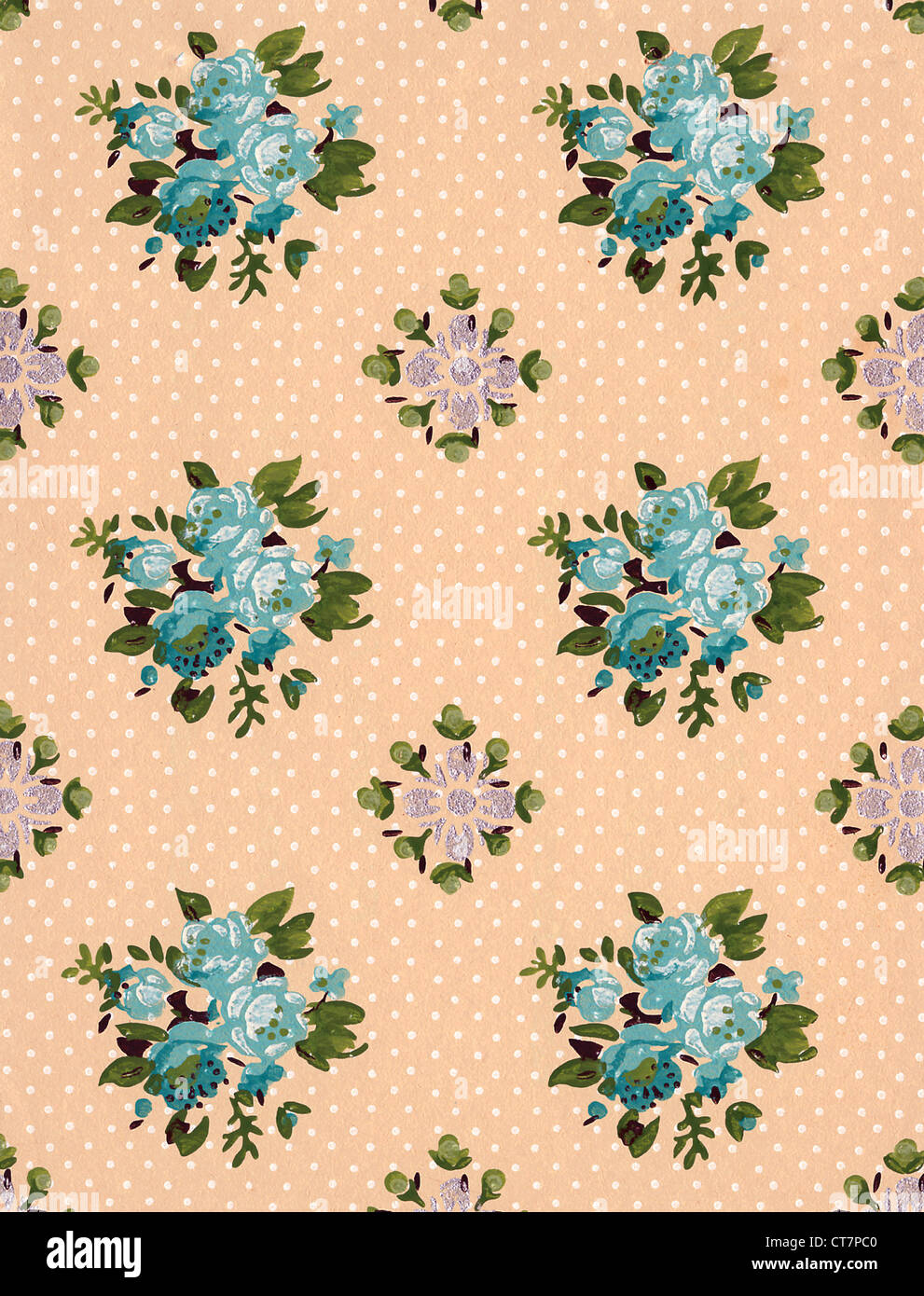 Vintage american wallpaper pattern 1930s hi-res stock photography and ...